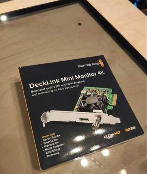 DeckLink Mini Monitor 4K карта видеозахвата