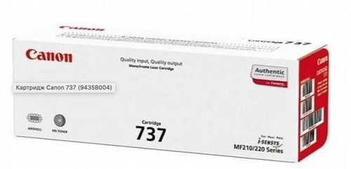 Оригинальный картридж Canon Cartridge 737 9435B004