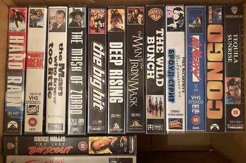 VHS кассеты (новые) с фильмами (запись 2021г.) ч.1