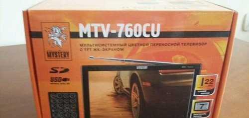 Mystery MTV-760CU мультисистемный цветной переносн