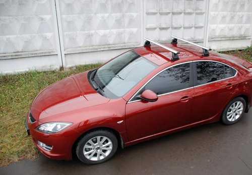 Багажник на крышу для mazda6 2007-2013 алюминевый