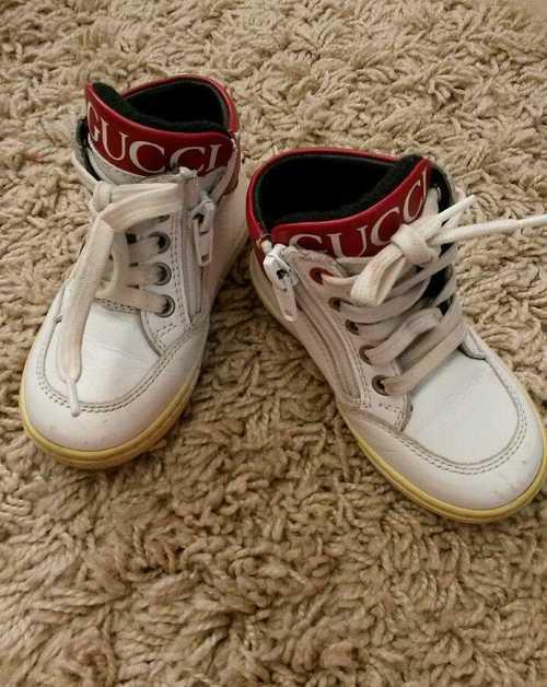 Кеды детские кожанные Gucci 22