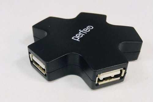 USB-хаб 4 порта PF-HYD-6098H USB2.0