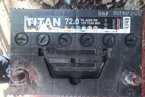 Аккумулятор titan 72ah 640EN