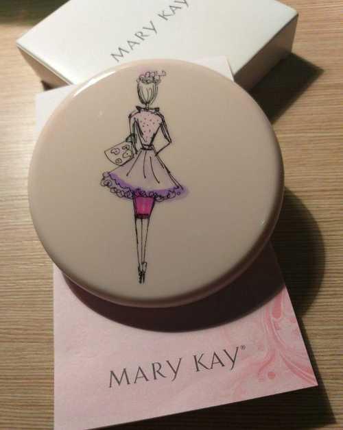 Зеркало для дамской сумочки Mary Kay новое