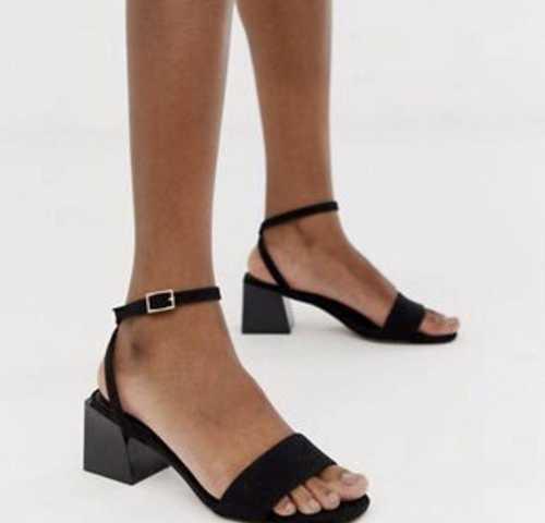 Босоножки на блочном каблуке ASOS design
