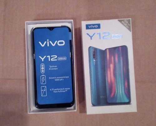 Vivo Y12-смартфон 3/64Гб.новый.синий