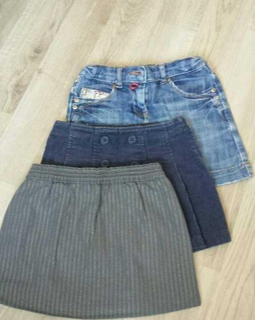 Юбка sisley, benetton, cooldenim р.110