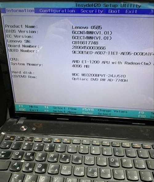 Материнская плата Lenovo G585 LA-8681p