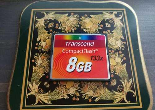 CompactFlash 8gb (Transcend, Silicon Power)