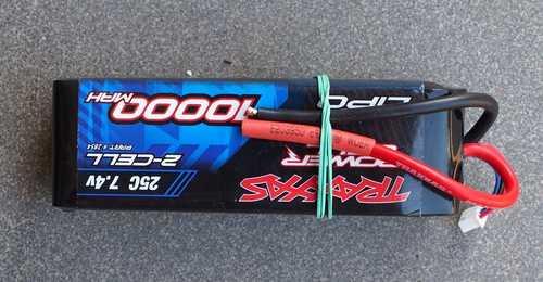 Аккумулятор Traxxas LiPo 7.4V 2S 25С 10000 mAh - T