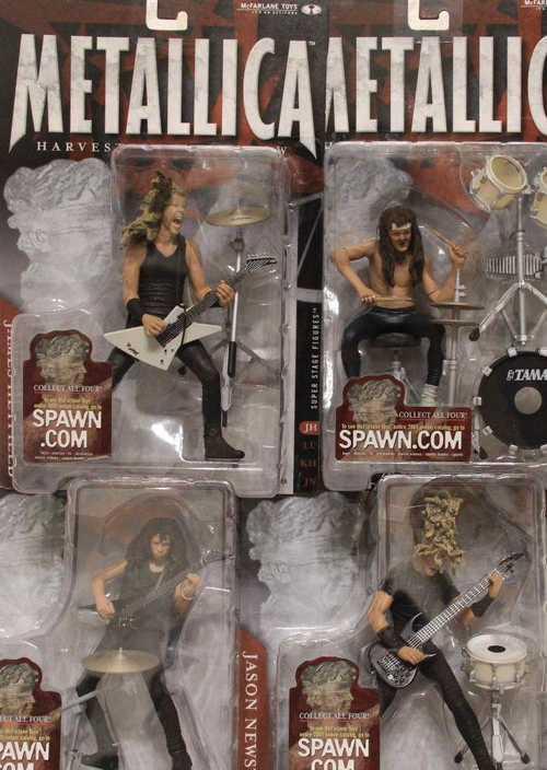 Mcfarlane Metallica Band Figures full set 2001