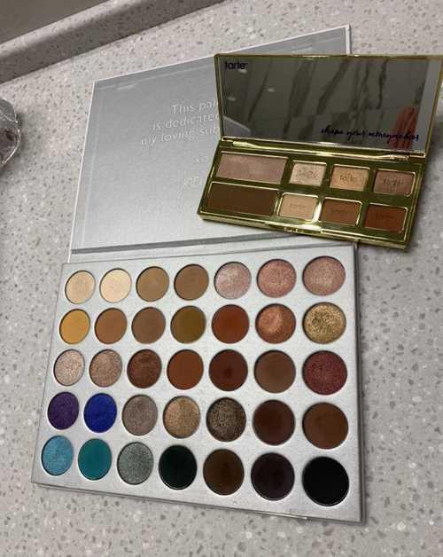 Палетки теней Tarte и Morphe