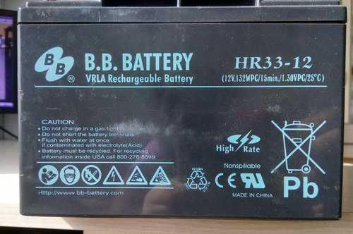 Аккумулятор B.B.Battery HR 33-12 | Festima.Ru – частные объявления