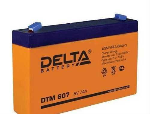 Аккумуляторная батарея delta Battery DTM 607