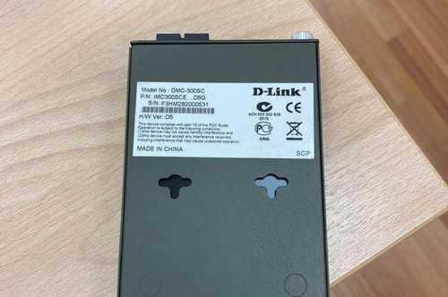 Медиаконвертер Dlink DMC-300SC