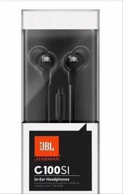 Наушники JBL C100SI черные новые