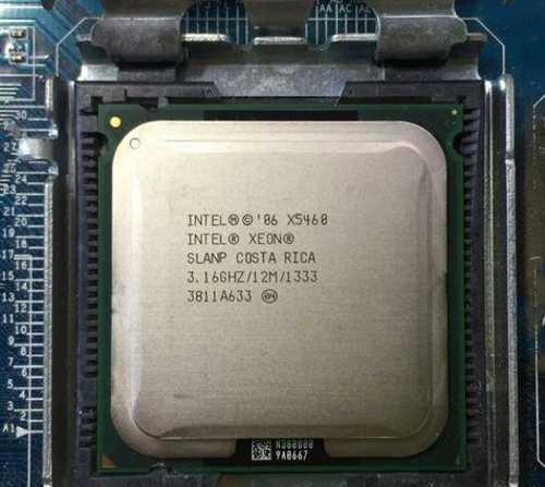 Xeon X5460 4ядра 3.16Ghz 775 сокет