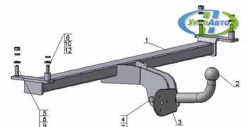 Фаркоп chery amulet 2006-2011. CE 01