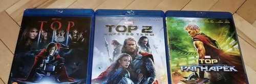 Blu-Ray Фильмы. Тор. Трилогия о боге Грома. Marvel