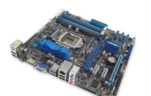 Asus P7H55-M+Intel Core i5 750(4 ядра)