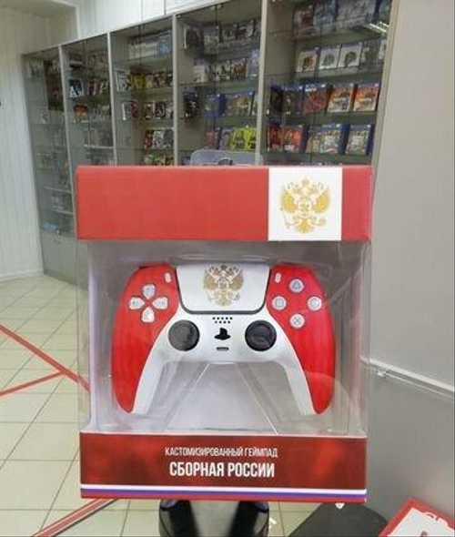 Кастомный геймпад DualSense Сборная России для PS5
