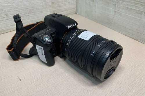 Зеркальный фотоаппарат Sony a55 с объективом