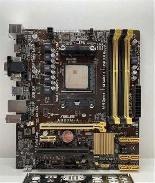Asus A88XM-A + AMD Athlon X4 750K (Socket FM2+)