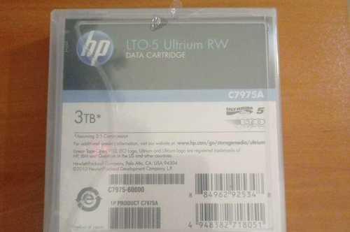 Картридж HP C7975A Ultrium LTO5 3TB RW