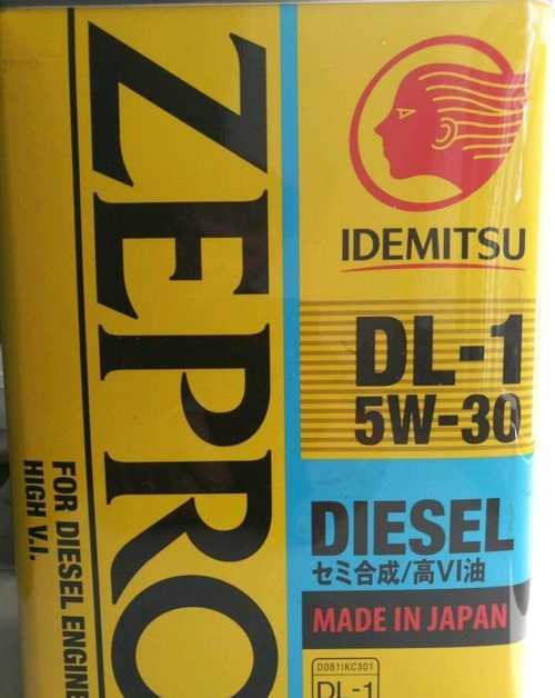 Масло идемитсу дизель. Идемитсу dl1 5w30. Zepro 5w30 Diesel.