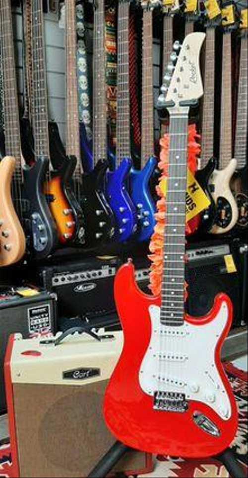 Электрогитара rocket ST-01 RD, Stratocaster