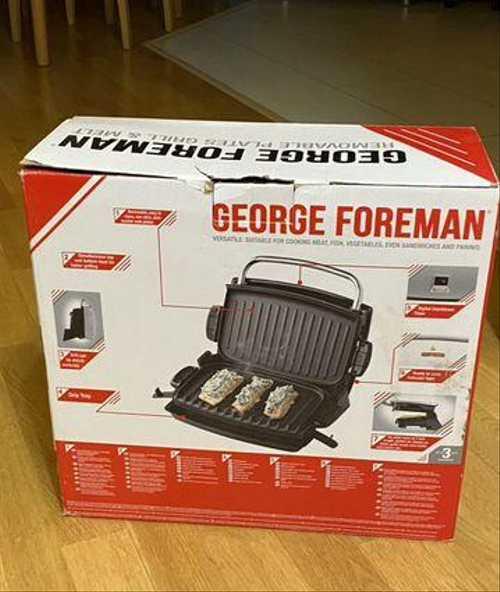 Гриль George Foreman 14525-56, серебристый
