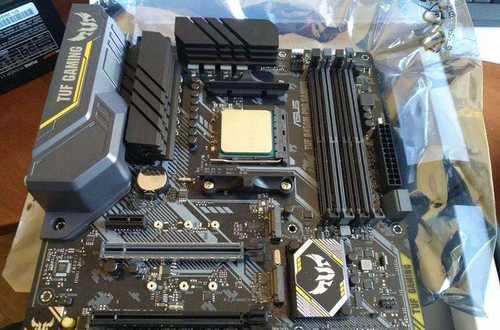 Материнская плата asus TUF B450M-plus gaming am4