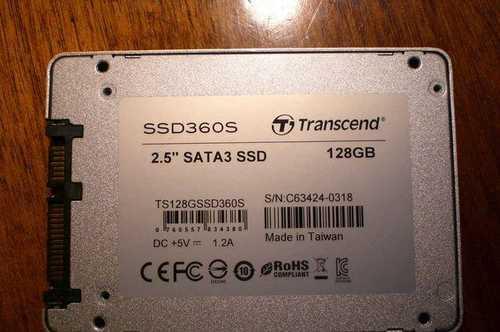 SSD диск Transcend SSD360S 128 Гб