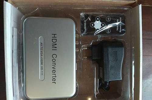 Hdmi converter HD-111, конвертор av to vga