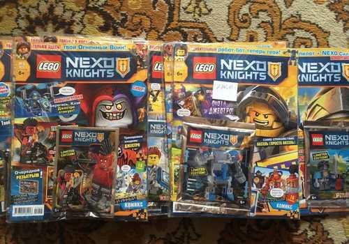 Журналы lego Nexo Knights 2016 г. № 1-11. Новые