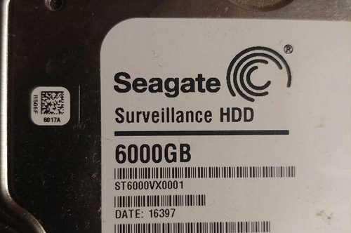 6tb seagate surveillance hdd st6000vx0001