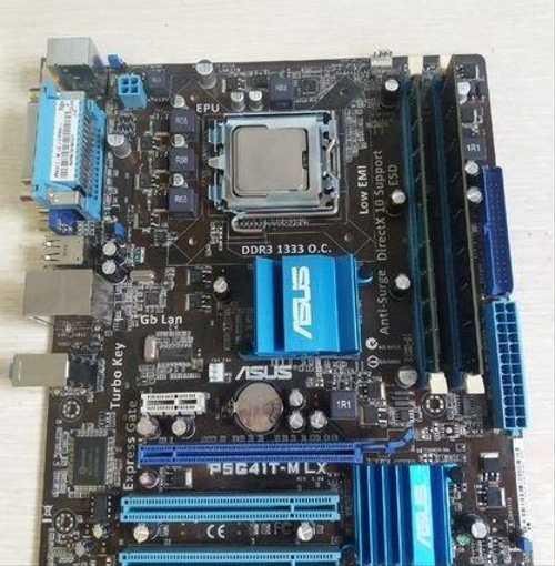 P5G41T-M LX + Quad Q8300 + 6GB DDR3