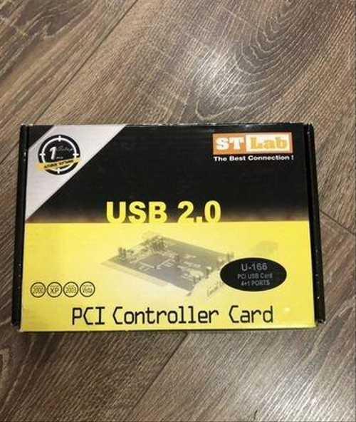 Контролер PCI-USB 4+1 port