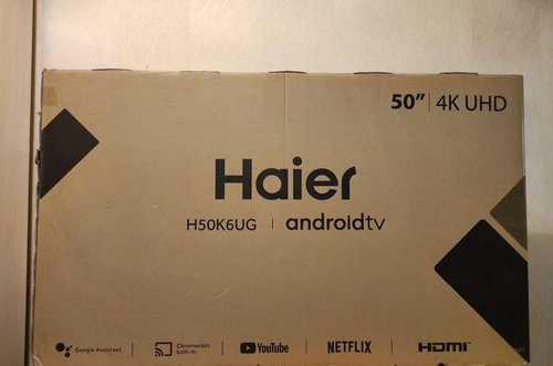 Огромный безрамочный 4K Haier UltraHD 50 (Новый)