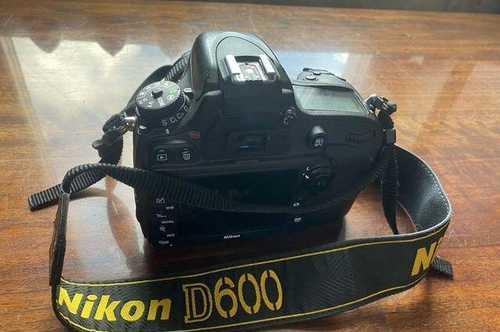 Фотоаппарат nikon D600 + объектив nikon 50mm f/1.8