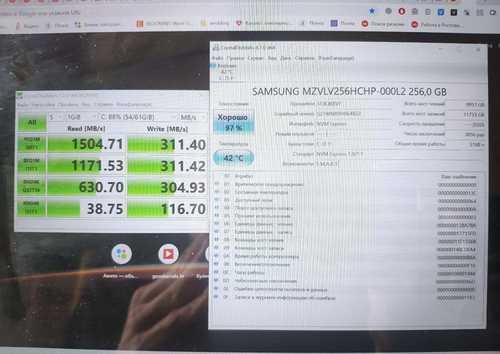 Samsung PM951 SSD M.2 PCI-e 256gb