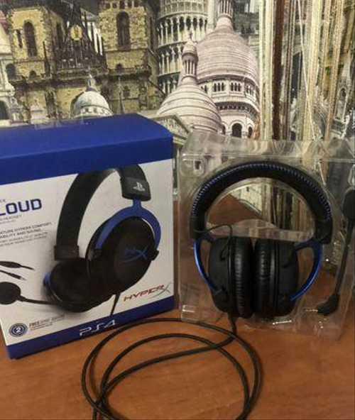 Наушники HyperX Cloud for PS4 Blue