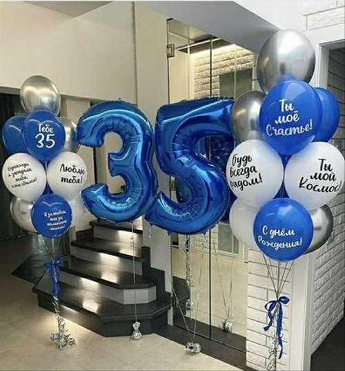 Воздушные шары на день рождения и юбилей