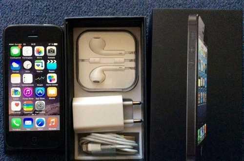 Apple iPhone 5 16Gb Black Отличный