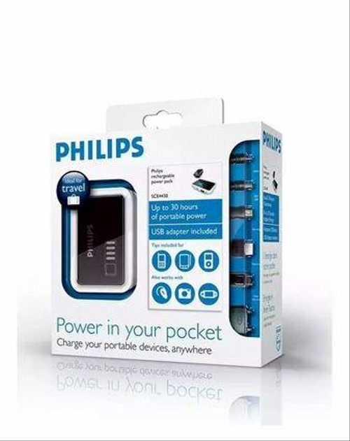 Портативное зарядное устройство Philips SCE4430