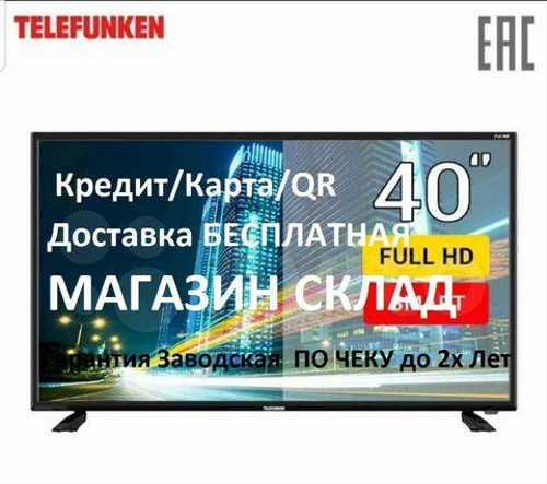 Телевизор 40 дюймов Tekefunken Smart TV FullHD