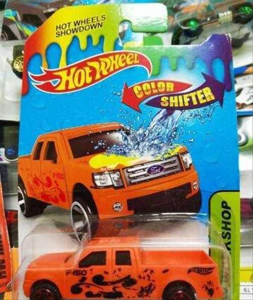 Hot Wheels машинка меняющая цвет Пикап