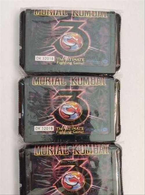 Картридж на sega Mortal Kombat 3: Ultimate
