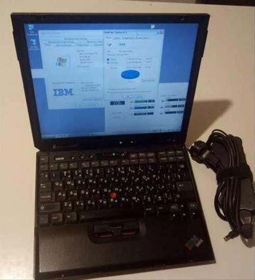 Ноутбук ibm thinkpad x31